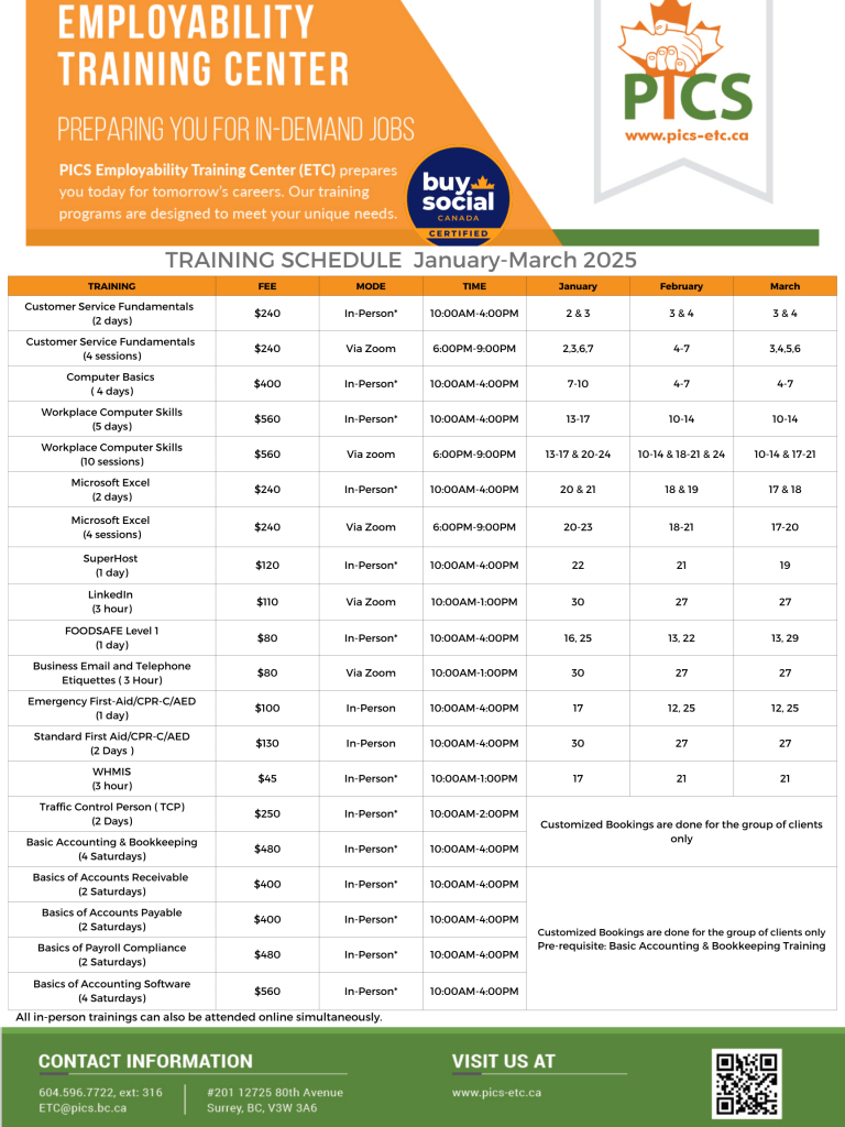 PICS Employability Training Center